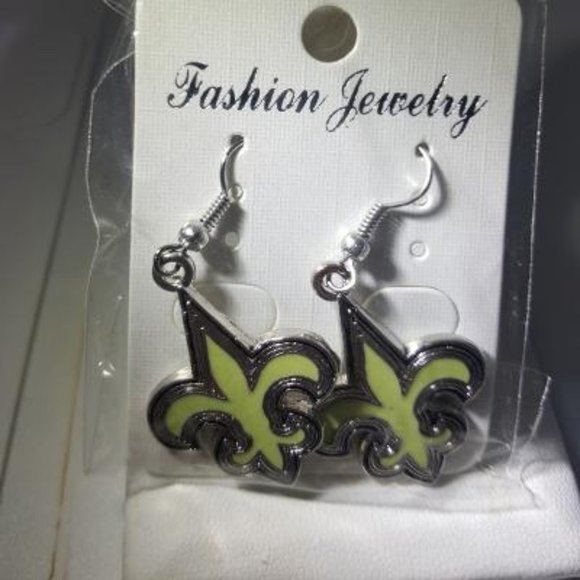 NFL | Jewelry | New Orleans Saints Nfl Fashion Dangle Earrings New ...